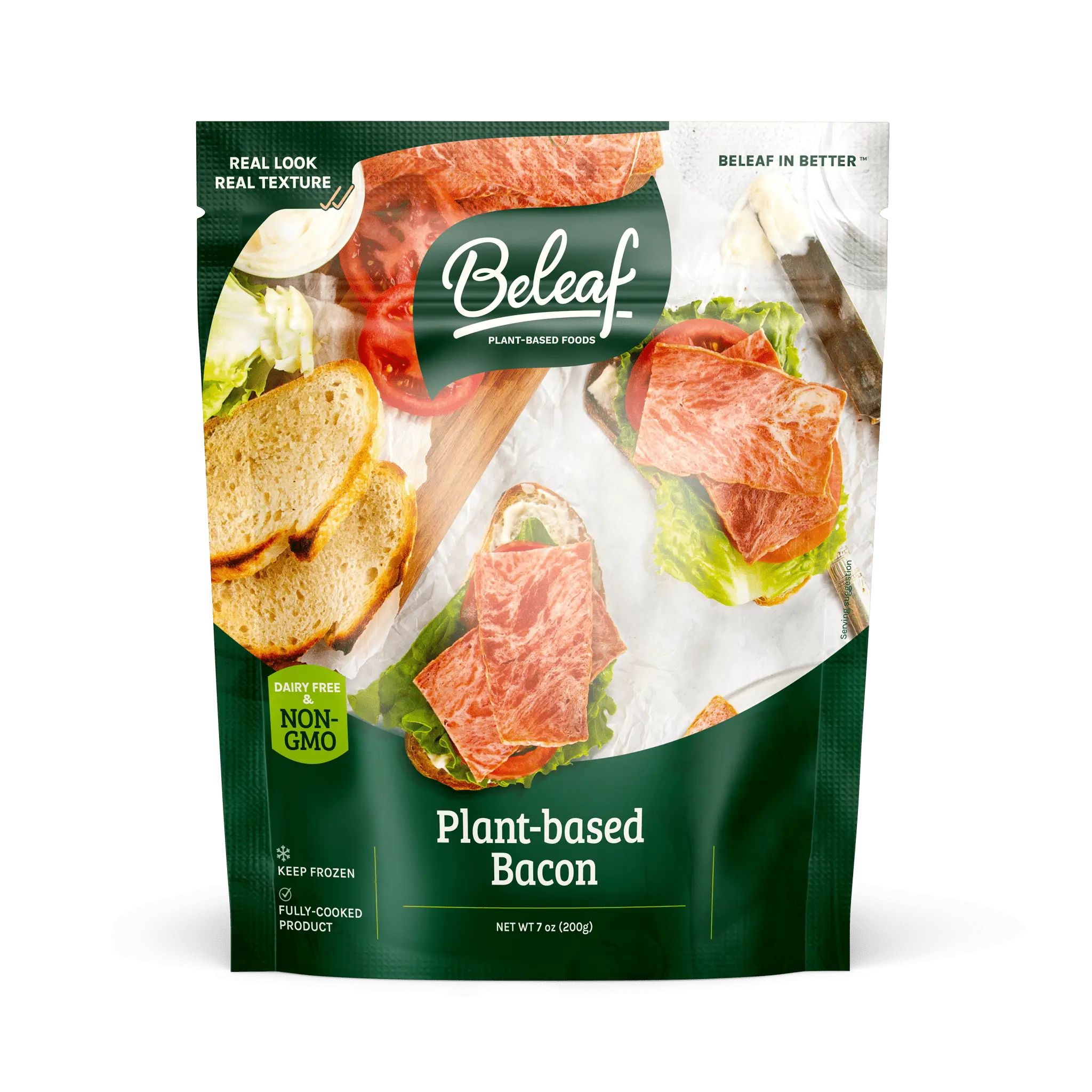 Beleaf Plant-based Bacon, 7 Ounce – Beleaf Vegan