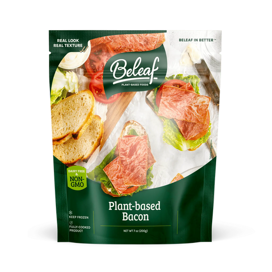 Beleaf Plant-based Bacon, 7 Ounce – Beleaf Vegan
