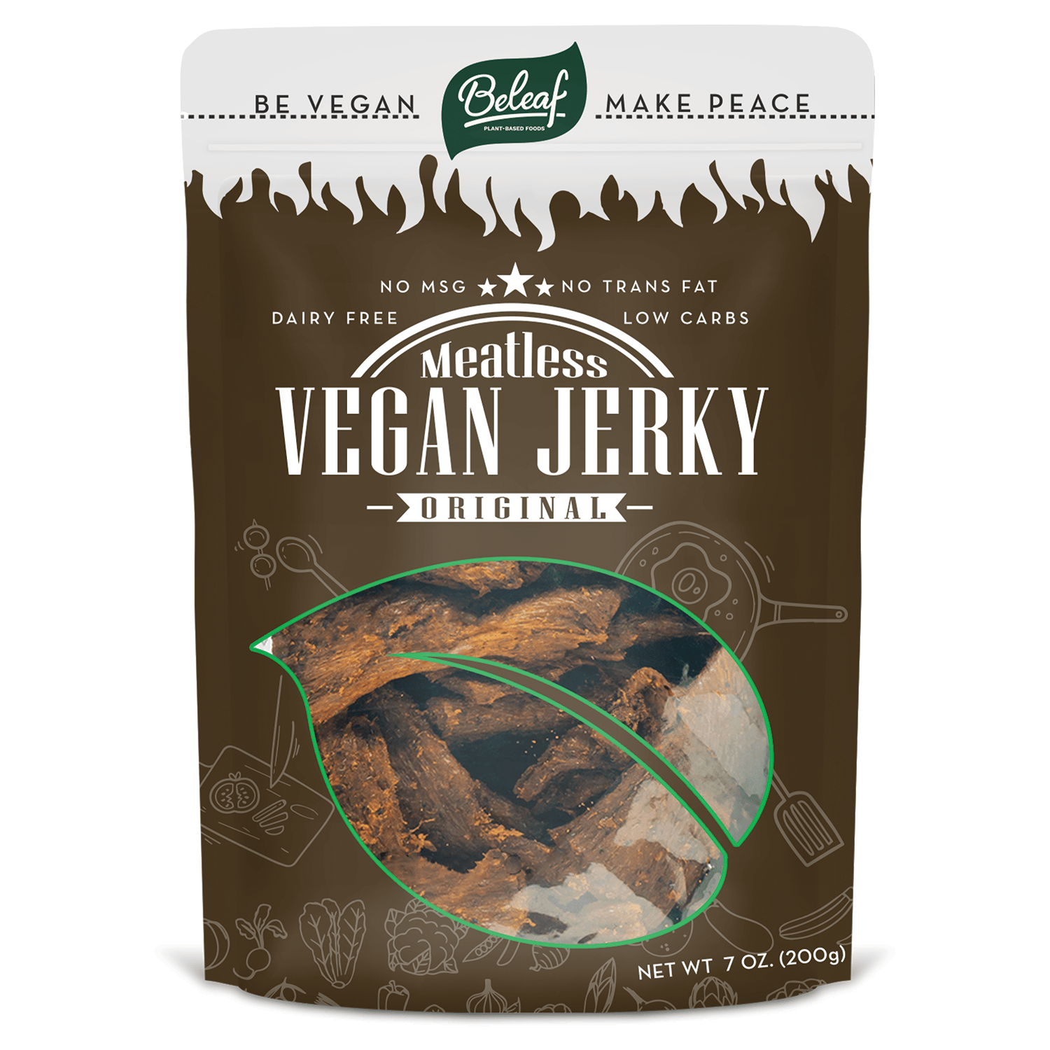 Beleaf Plant-Based Jerky: Original - Foodservice – Beleaf Vegan