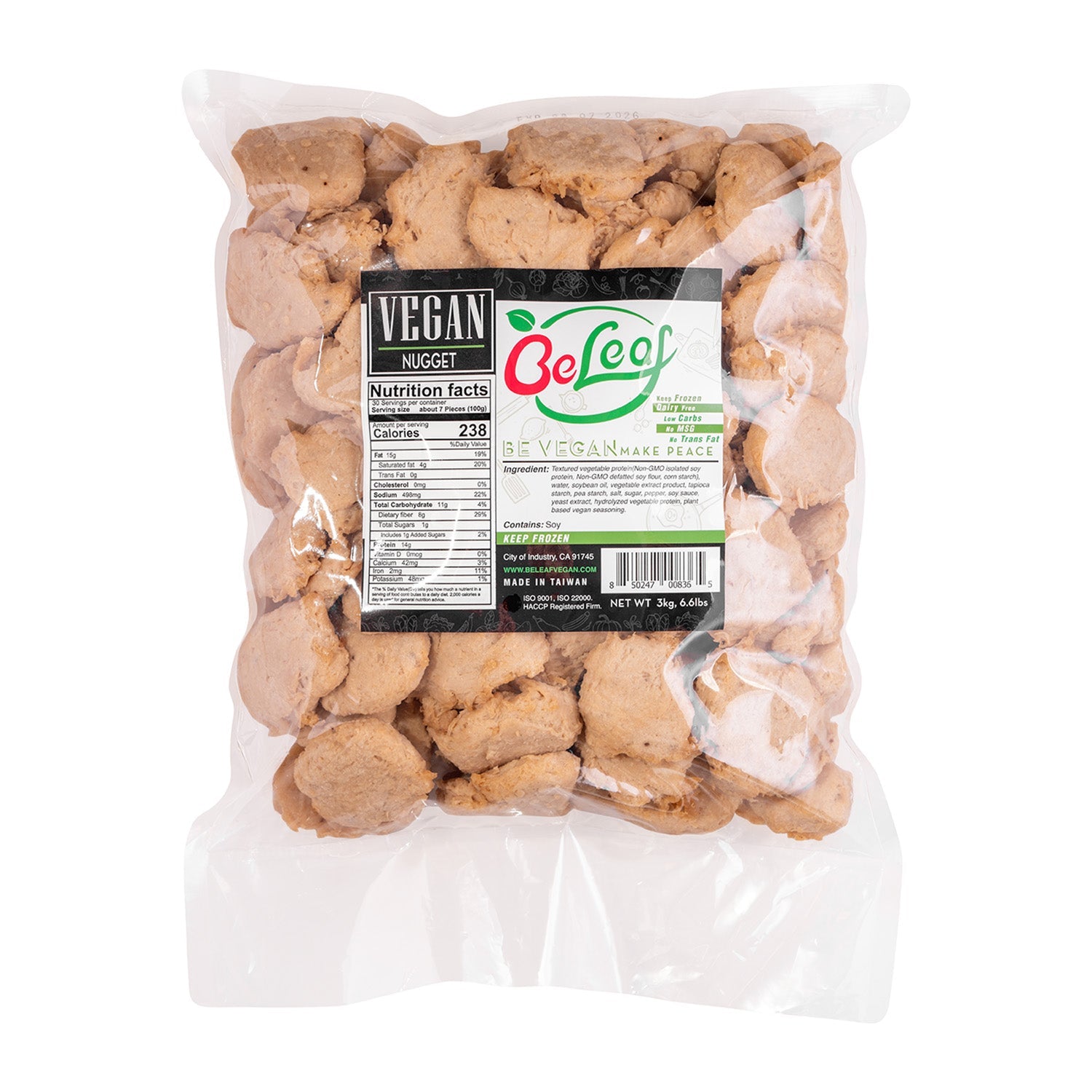 Beleaf Plant-Based Nugget - Foodservice – Beleaf Vegan