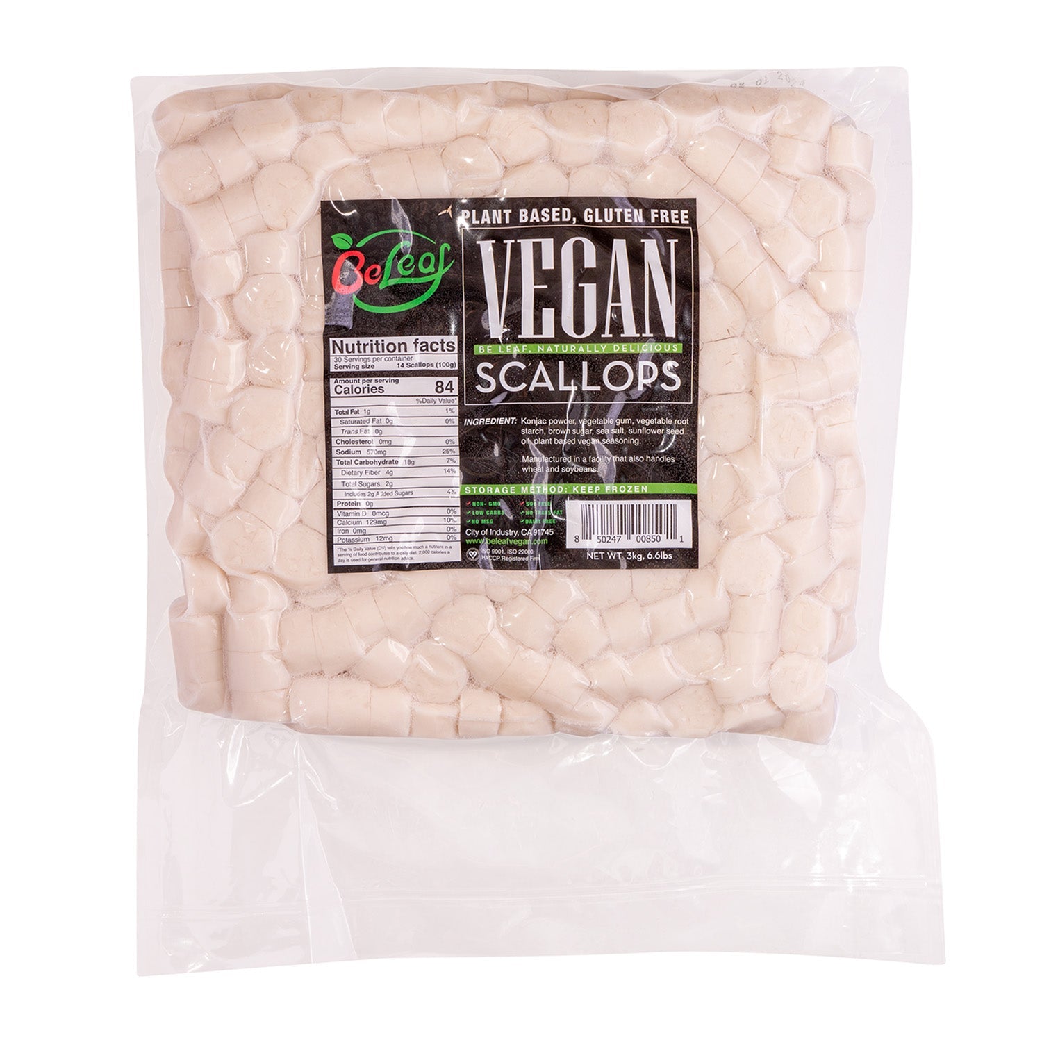 Beleaf Plant-Based Scallop - Foodservice – Beleaf Vegan