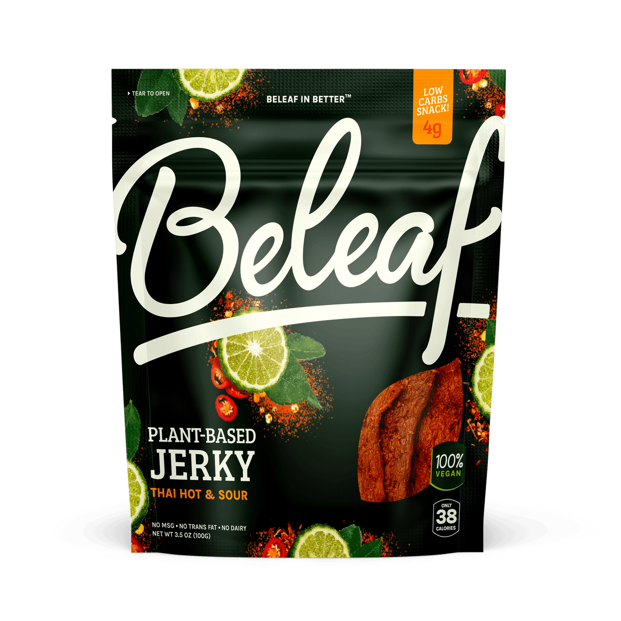 Beleaf Plant-based Original Jerky, 3.5 Ounce – Beleaf Vegan